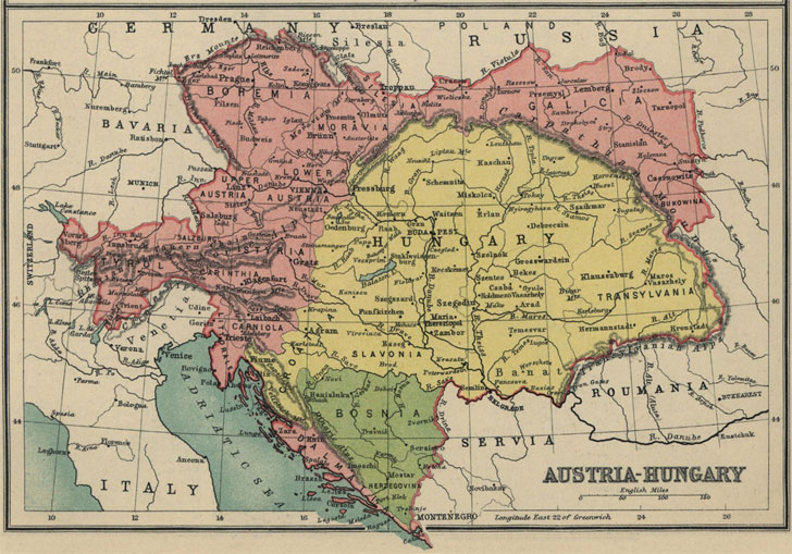 Historical Maps of Austria - World History Maps
