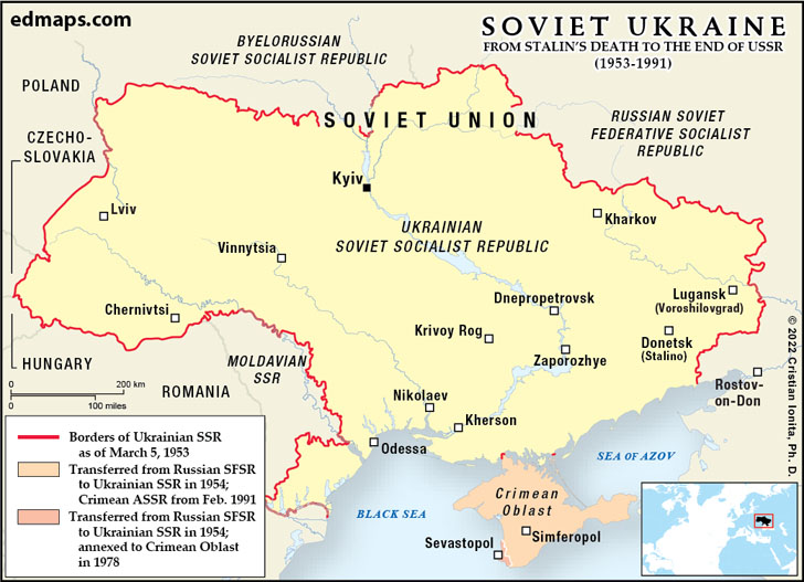 Historical Maps of Ukraine - World History Maps