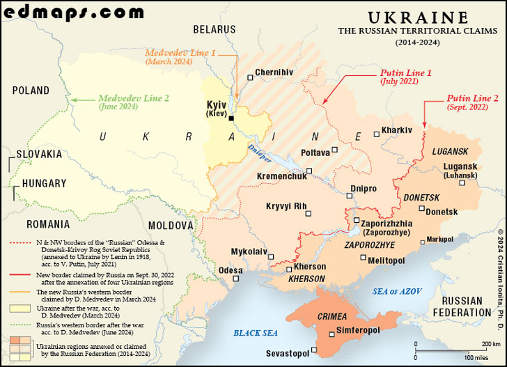 Historical Maps of Ukraine - World History Maps