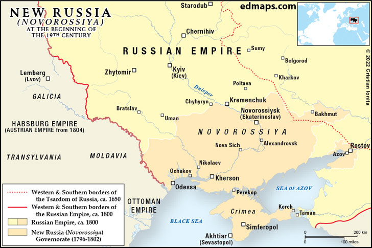 Historical Maps of Ukraine - World History Maps